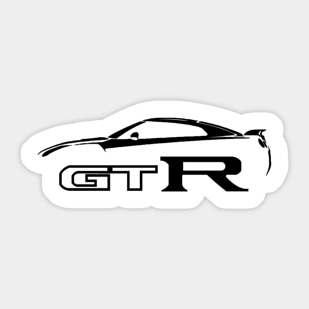 Nissan GTR Logo Transparent - Nissan Gtr - Sticker | TeePublic